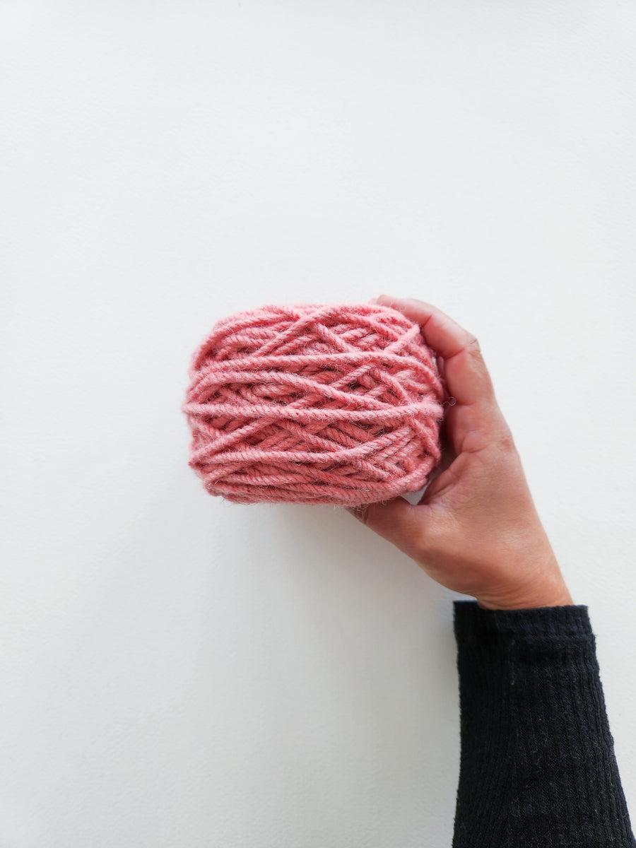 Bubblegum Pink - Wool Rug Yarn by Punch Needle World