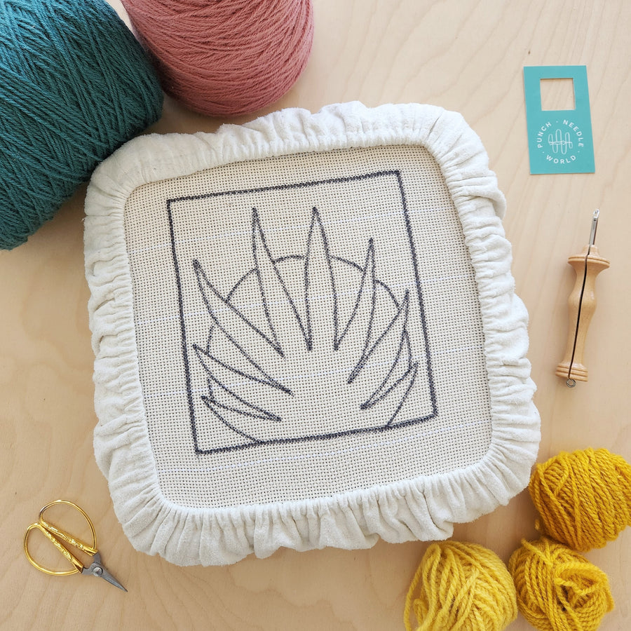 Punch Needle World Pattern - Agave Sunset - PDF Download