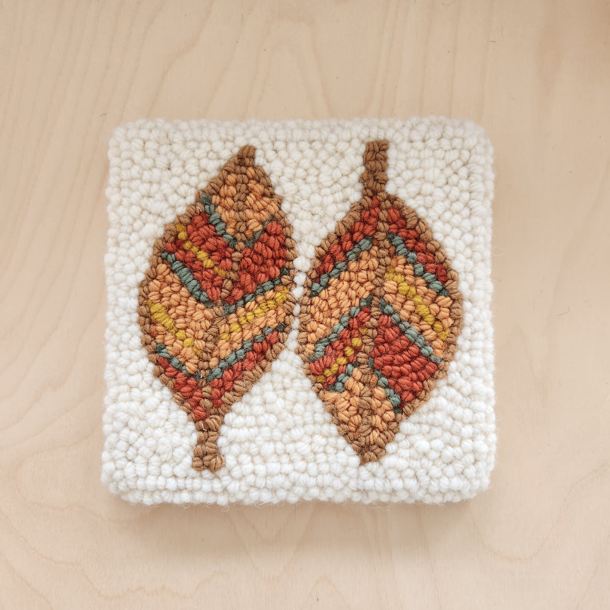 Autumn Leaves - PDF Punch Needle Pattern by Punch Needle World