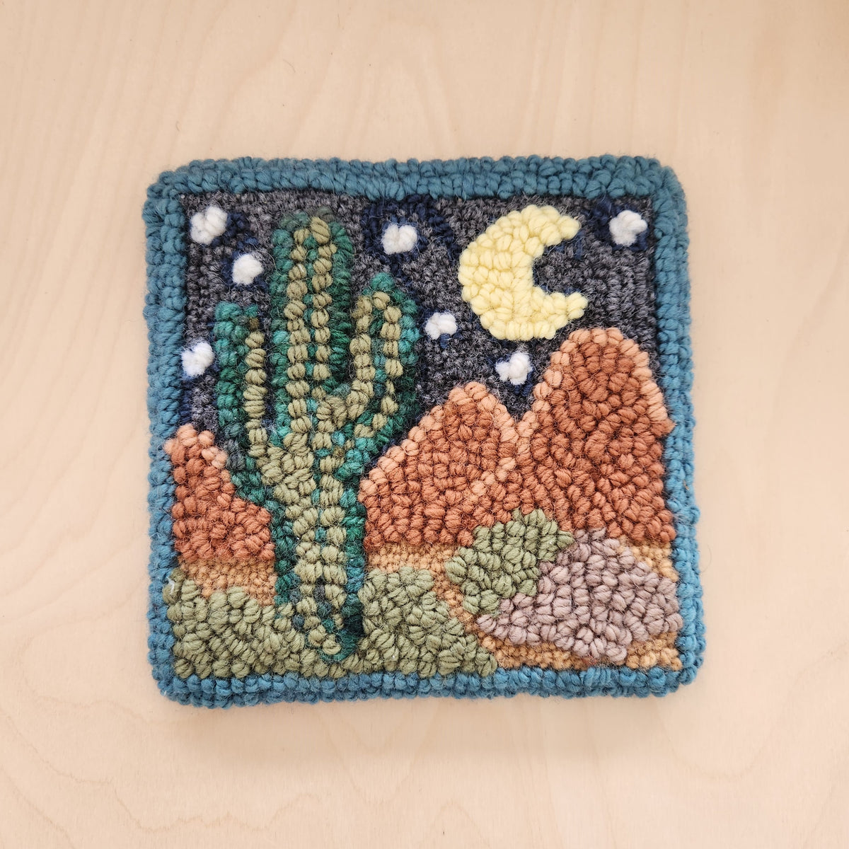 Desert Moon - PDF Punch Needle Pattern by Punch Needle World