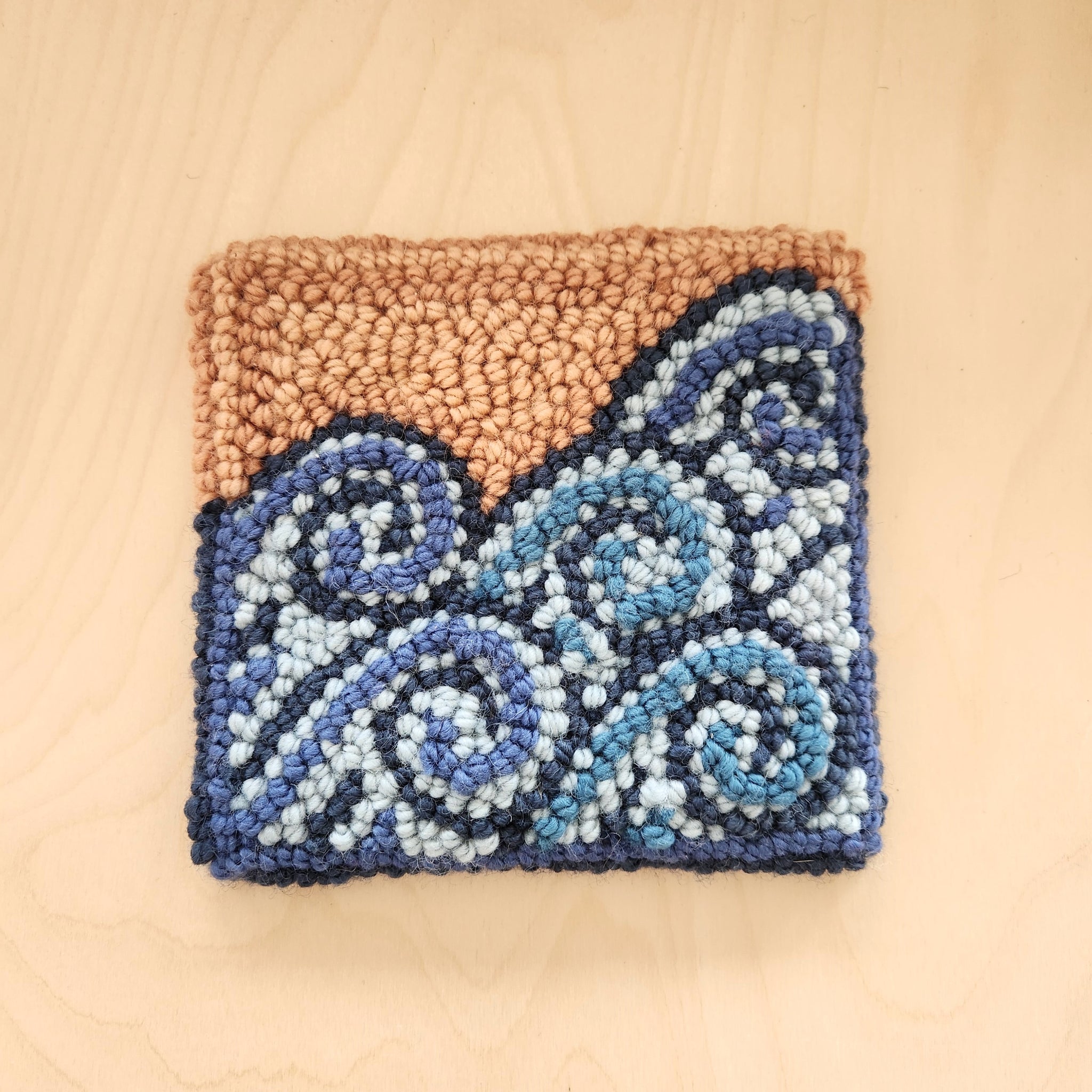 Ride The Wave - PDF Punch Needle Pattern by Punch Needle World