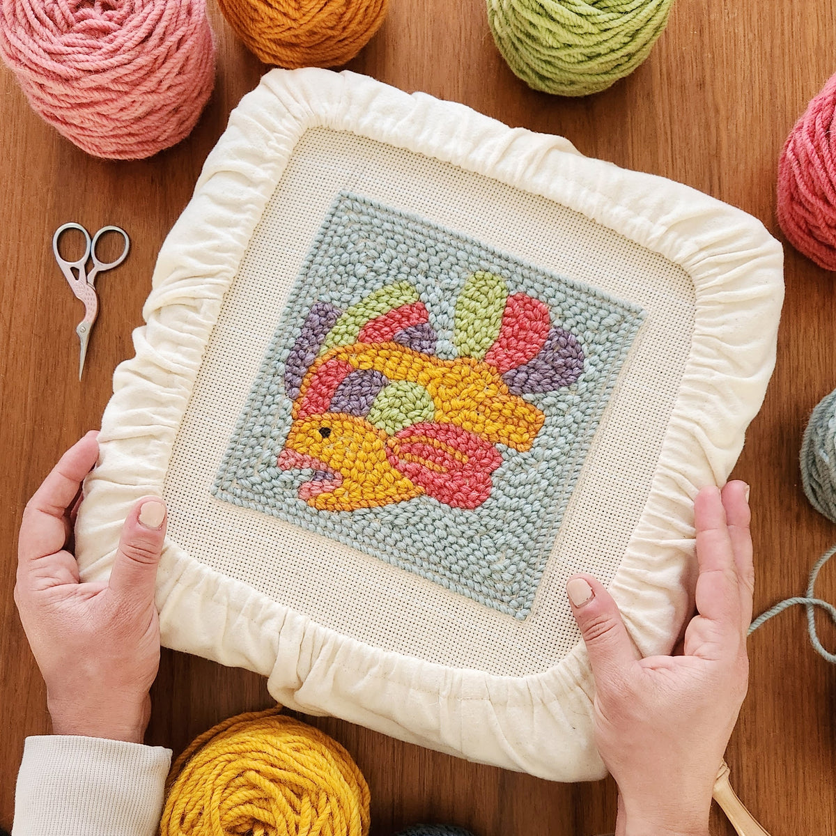 Something Fishy - PDF Punch Needle Pattern by Punch Needle World